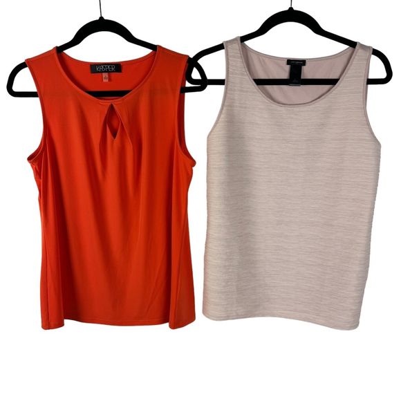 Kasper | Tops | Kasper Ann Taylor Sleeveless Blouse Top Lot Of 2 Size ...